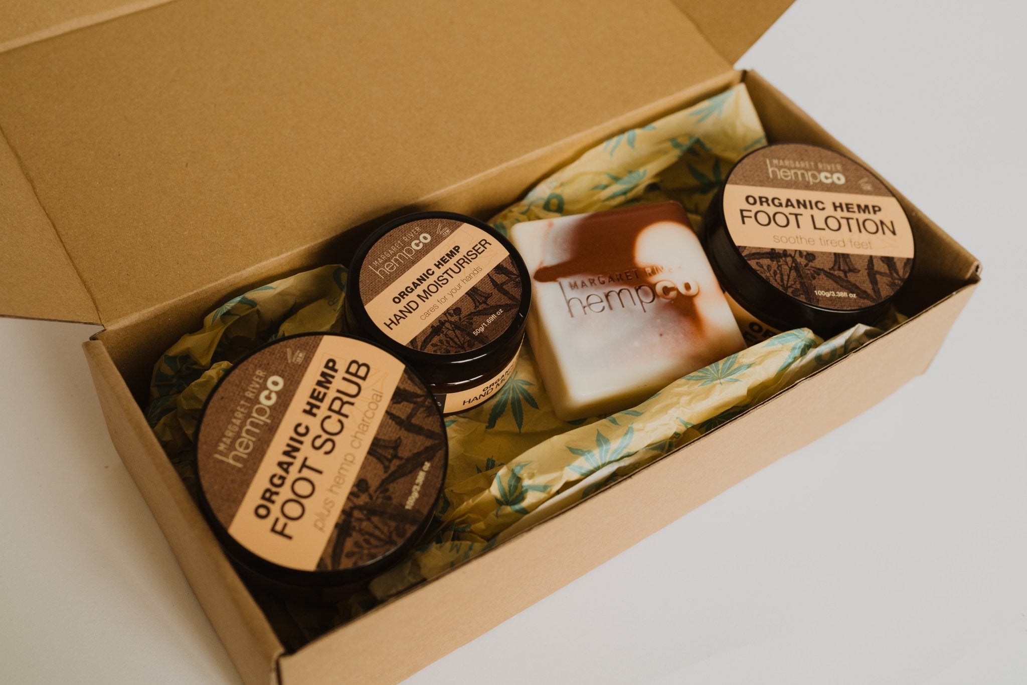 'Hand and Feet Treat' - Hemp Gift Box – Margaret River Hemp Co